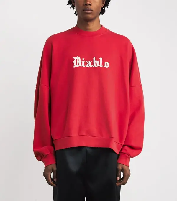WILLY CHAVARRIA Cotton Diablo Hooligan Sweatshirt