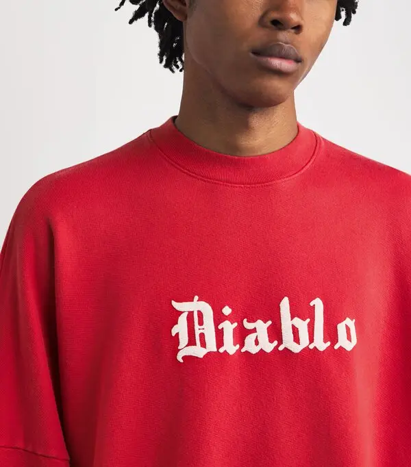 WILLY CHAVARRIA Cotton Diablo Hooligan Sweatshirt