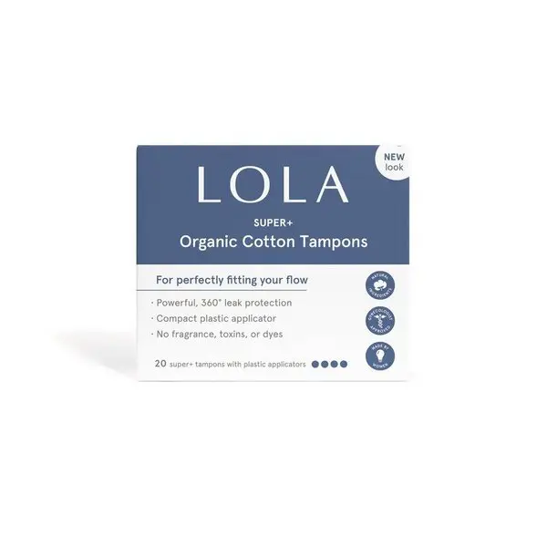 Lola Super Plus Organic Cotton Tampons - One-color