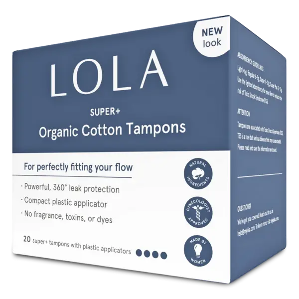 Lola Super Plus Organic Cotton Tampons - One-color