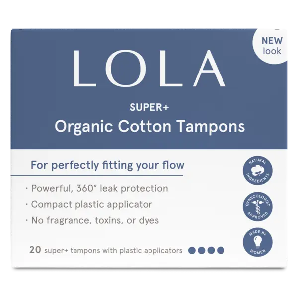 Lola Super Plus Organic Cotton Tampons - One-color