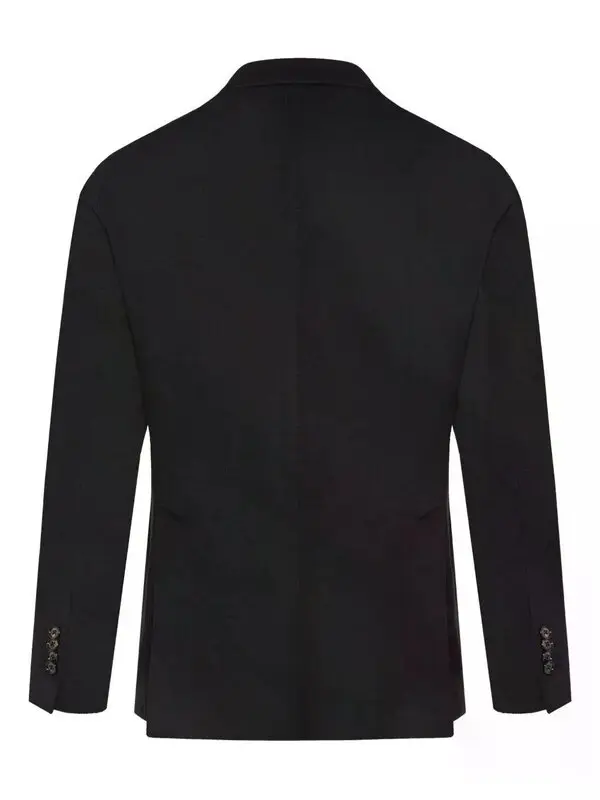Tagliatore Button Single-breasted Jacket - Black
