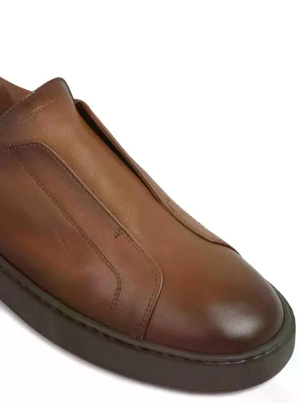 Santoni Slip-on Trainers - Brown