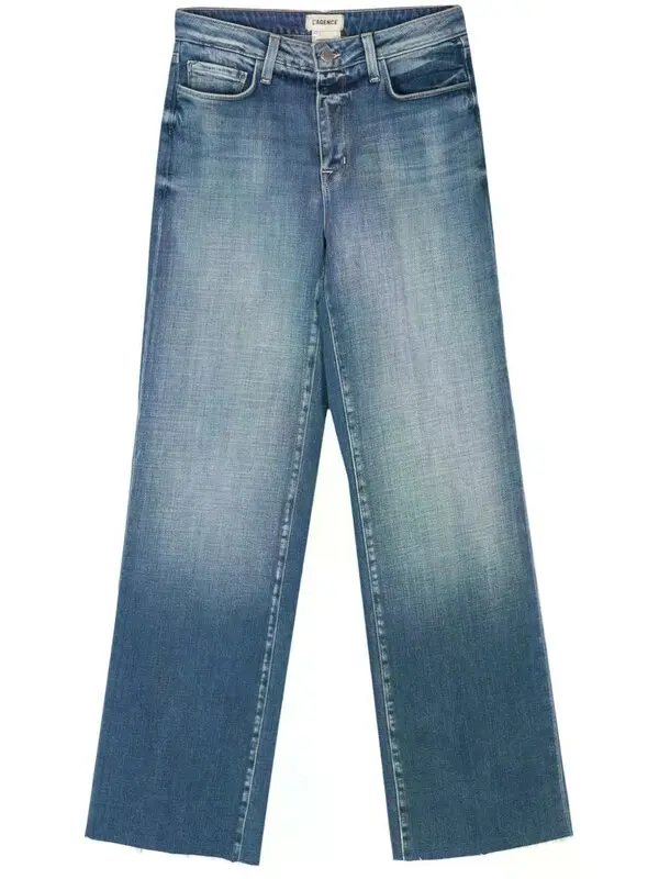 L'Agence Scottie High-rise Wide-leg Jeans