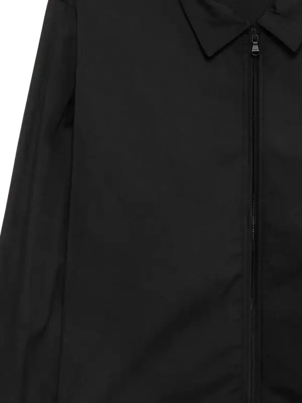 JAMES PERSE Zip-up Shirt - Black
