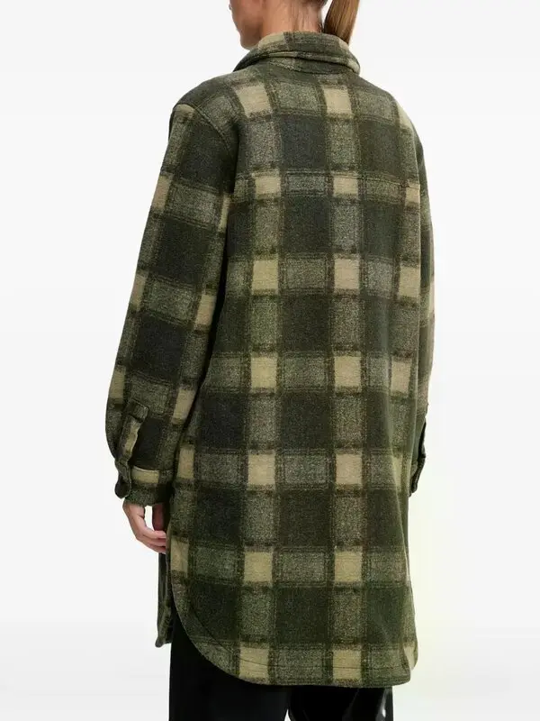Columbia Check-pattern Coat
