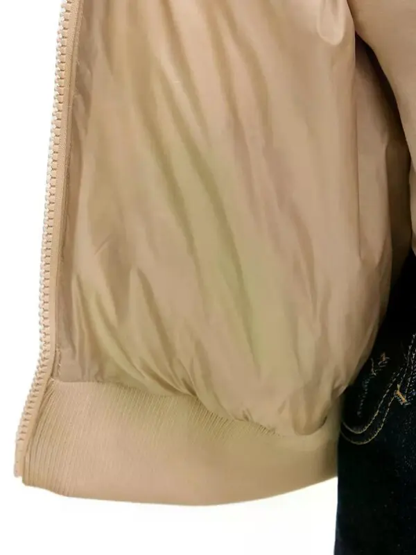 Armani Exchange Hooded Logo-patch Jacket - Neutrals