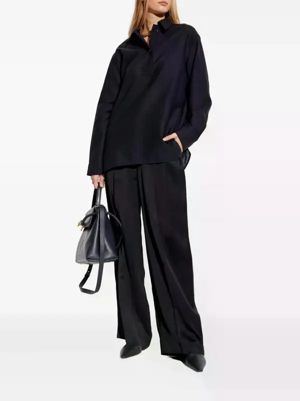 Studio Nicholson Pinole Wool Polo Top