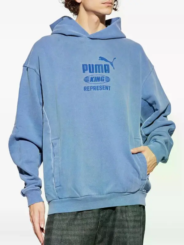 PUMA Logo-embroidered Hooded Sweater