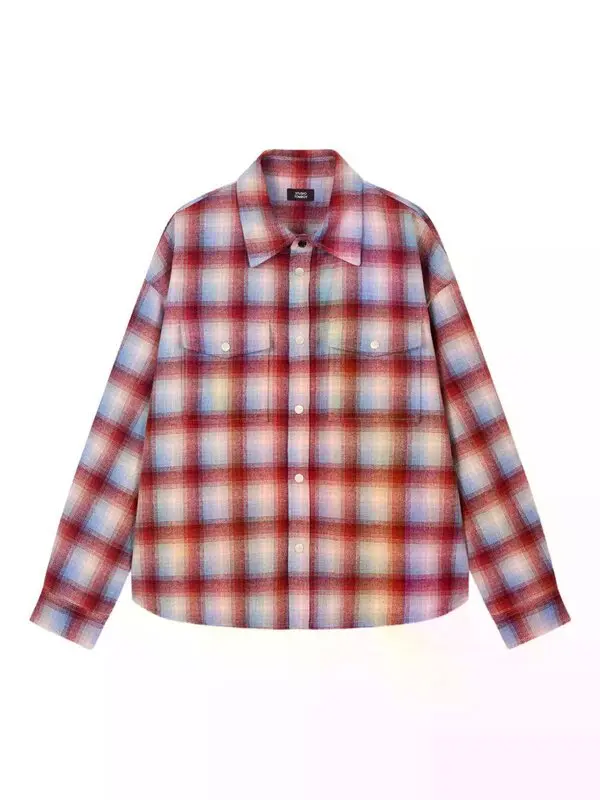 STUDIO TOMBOY Checked-pattern Shirt - Red
