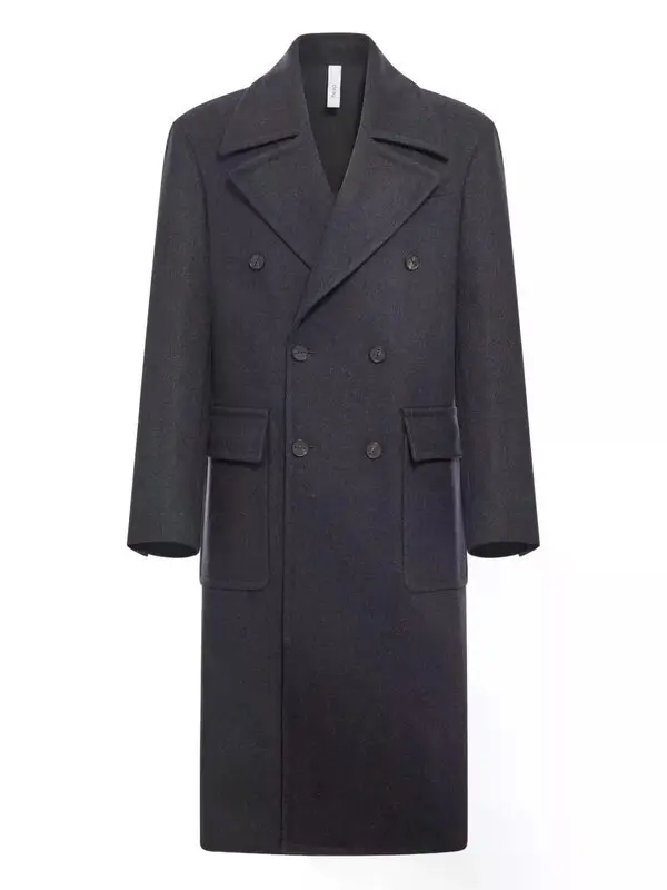 HEVO Herringbone Double-breasted Coat