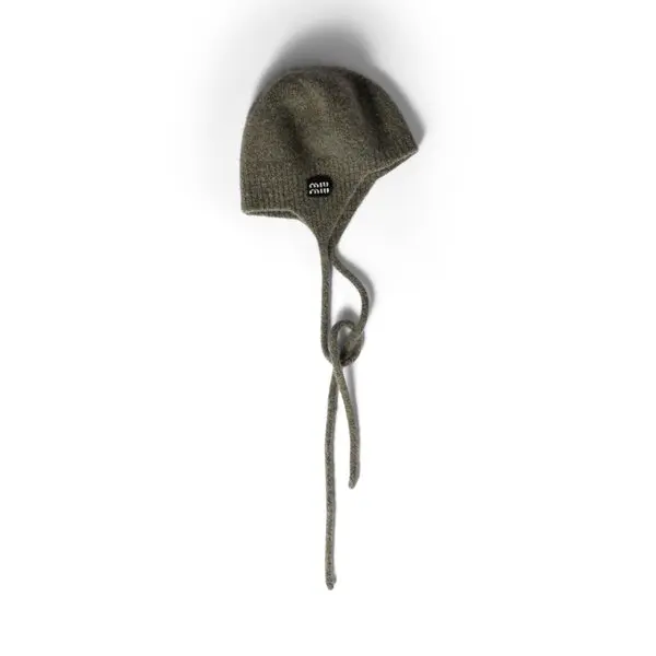 Miu Miu Wool And Cashmere Hat - Tundra