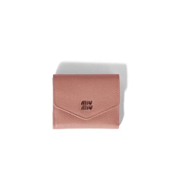 Miu Miu Small Leather Wallet - Orchid Pink