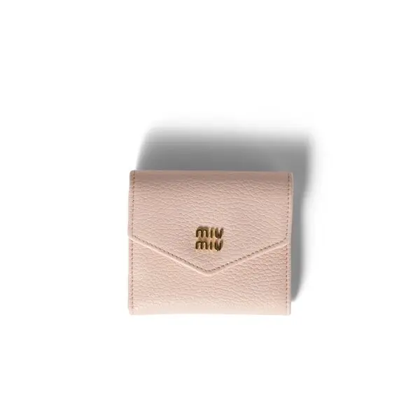 Miu Miu Small Leather Wallet - Gem