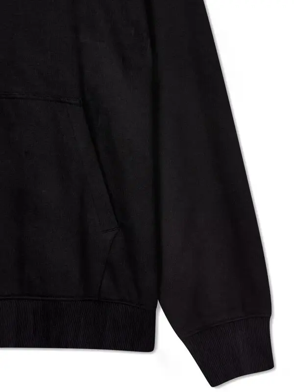 STUDIO TOMBOY Baseball Bear-print Hooded Sweatshirt - Black