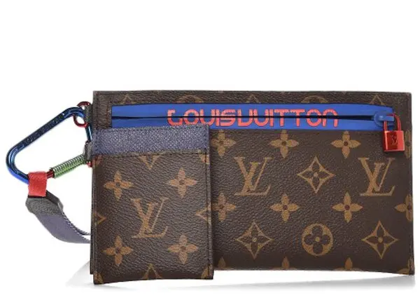 LOUIS VUITTON Pochette Outdoor - Brown/blue