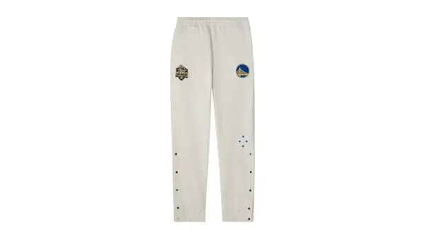 OVO Nba Golden State Warriors Sweatpant - Pearl Grey