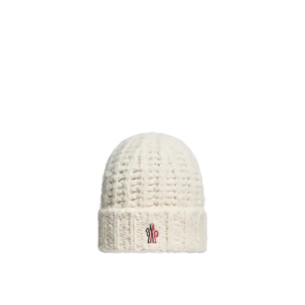 Moncler Alpaca Blend Beanie - White