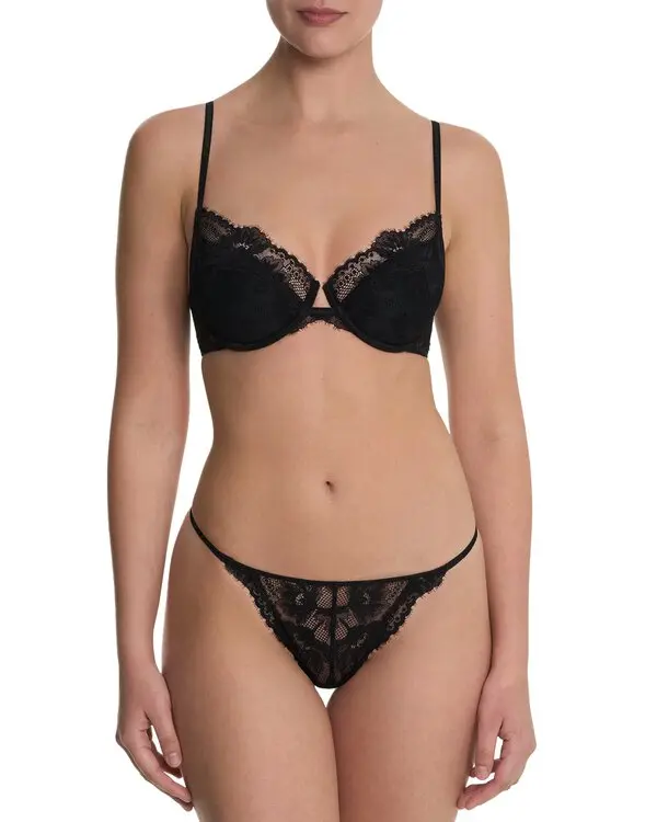 Natori Fleur Demi Bra - Black