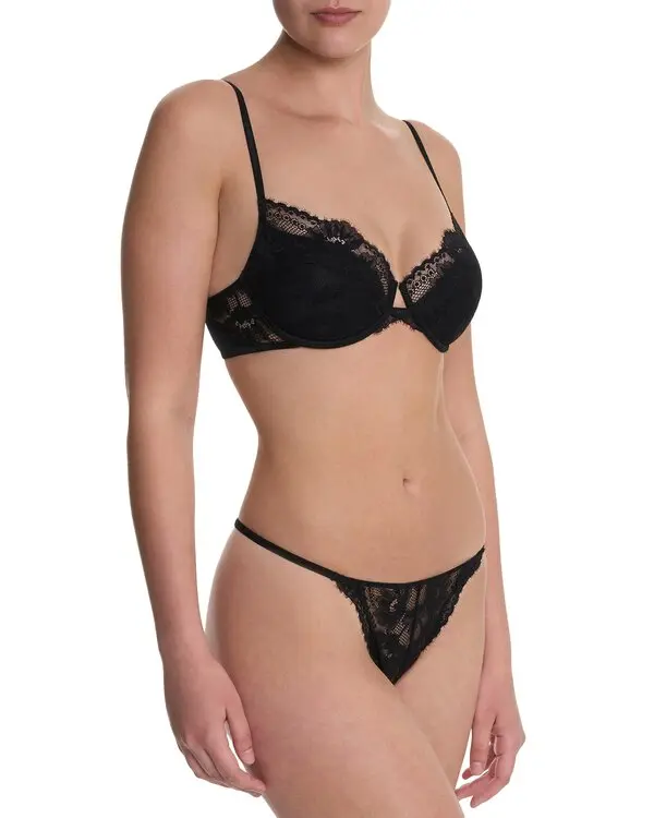 Natori Fleur Demi Bra - Black