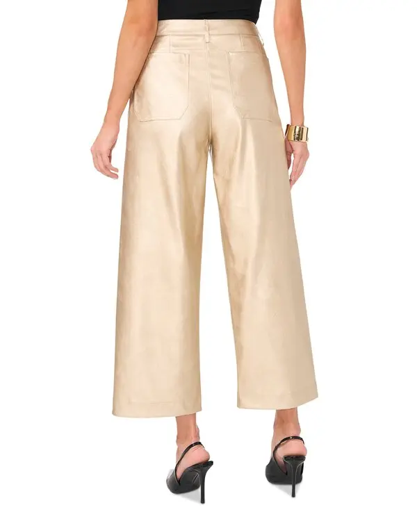 Vince Camuto Cropped Metallic Pants