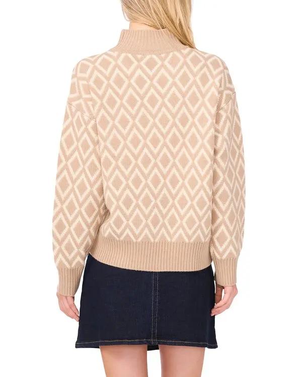 Vince Camuto Diamond Turtleneck Sweater