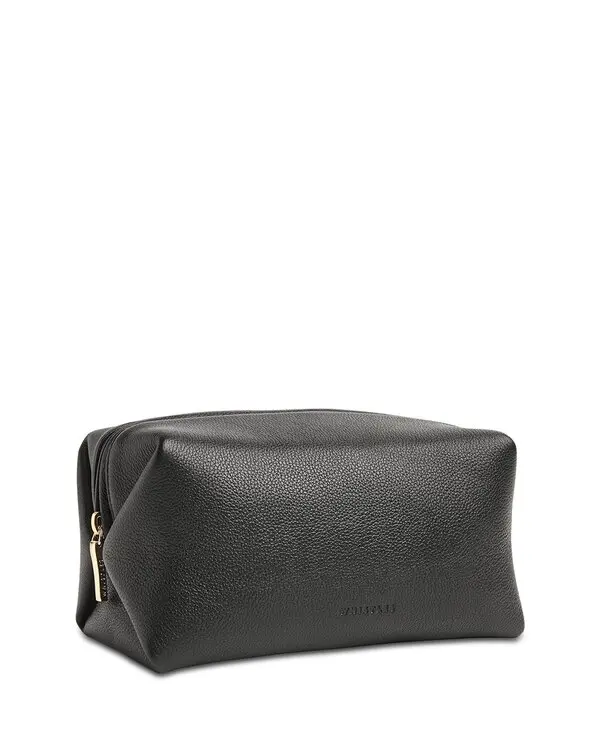Whistles Ria Leather Zip Pouch