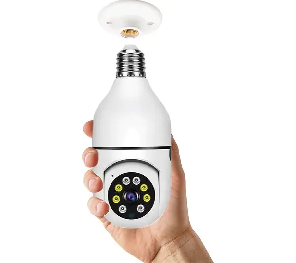 LIFEWARE GROUP Wifi Indoor Camera- 'light Bulb - One-color