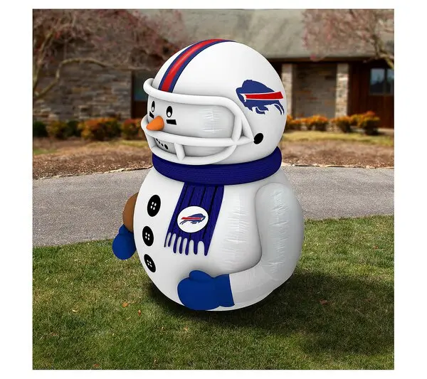 SPORTICULTURE Nfl Officially Licensed 7' Inflatable Snowman