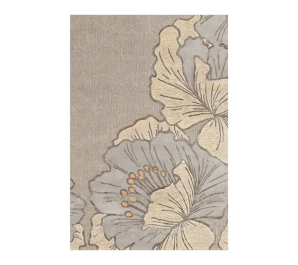 Nicole Miller Nmny Flora Grandeur Bloom 6x9 Area Rug - One-color