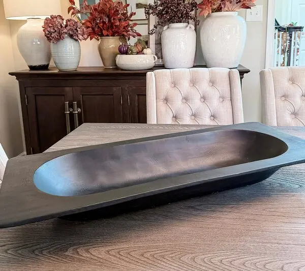 SIMPLY STUNNING BY JANINE GRAFF As Is Simply Stunning 30' Oversized Dough Bowl Janine G - One-color