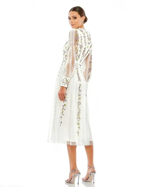 sachin and babi light blue dress Sulu collection womens embroidered main image 0