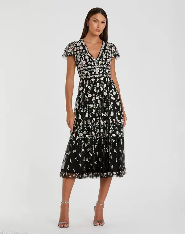esther embroidered maxi dress Esther Floral Dress