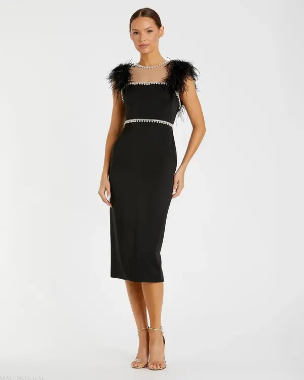 black and white dress costume WP Noir Royale Pearl Embellished Silk Dress Rule Your World – Waleed  Peerzada main image 1