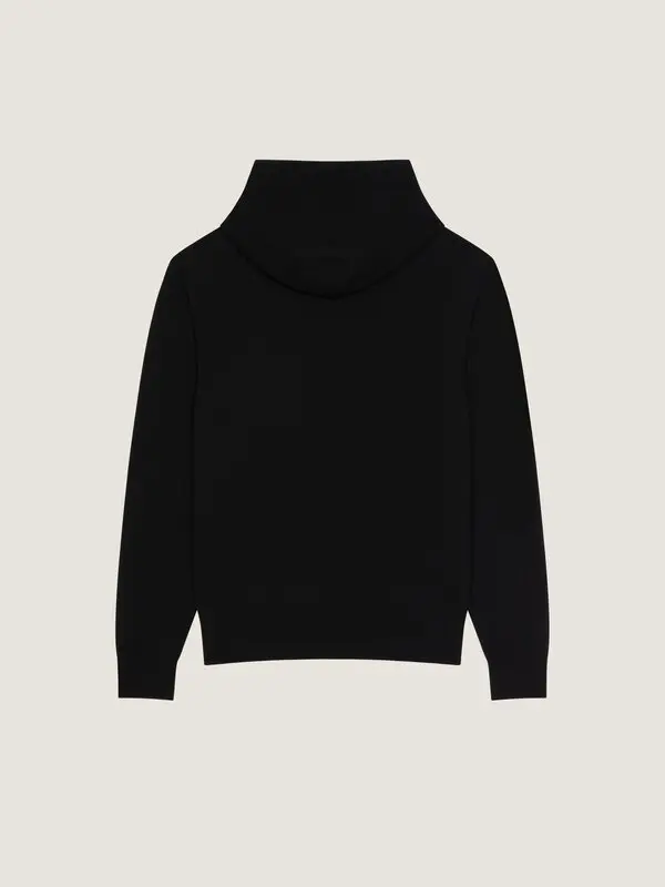 Givenchy Hooded Wool-cashmere Sweatshirt With Embroidered Logo