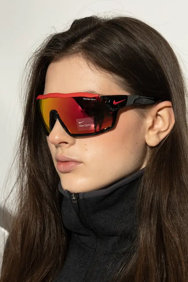 Nike Sunglasses With Mirrored Lens - Orange