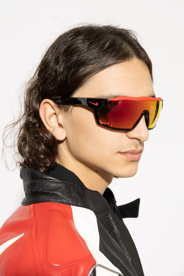 Nike Sunglasses With Mirrored Lens - Orange