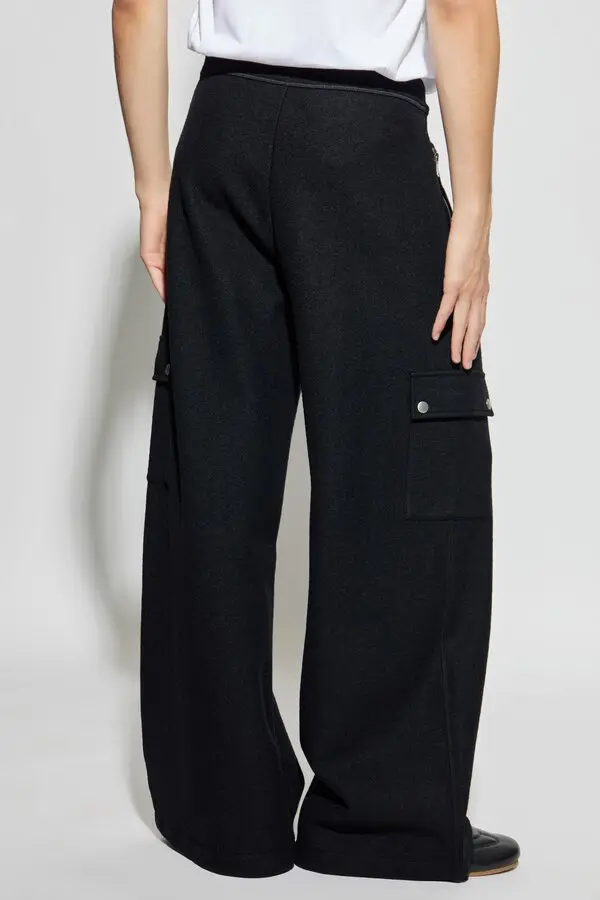 JIL SANDER Wide-leg Wool Trousers