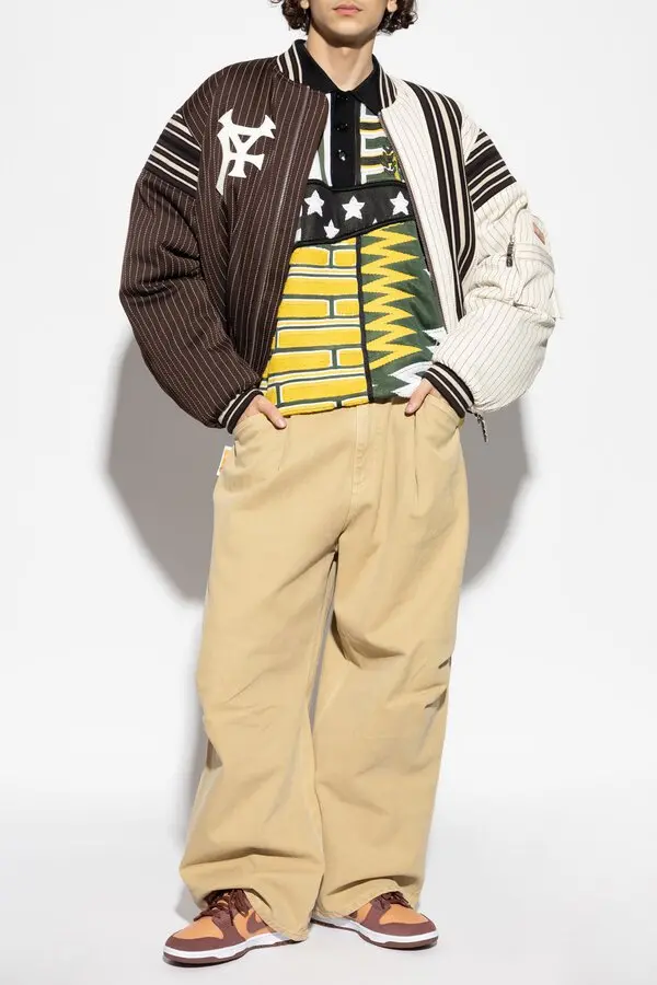 PDF Patchwork Polo Sweater