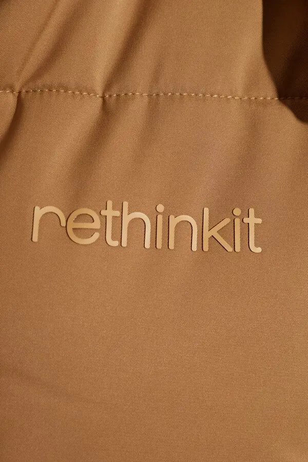 RETHINKIT STUDIOS Insulated Knee-length Jacket - Brown