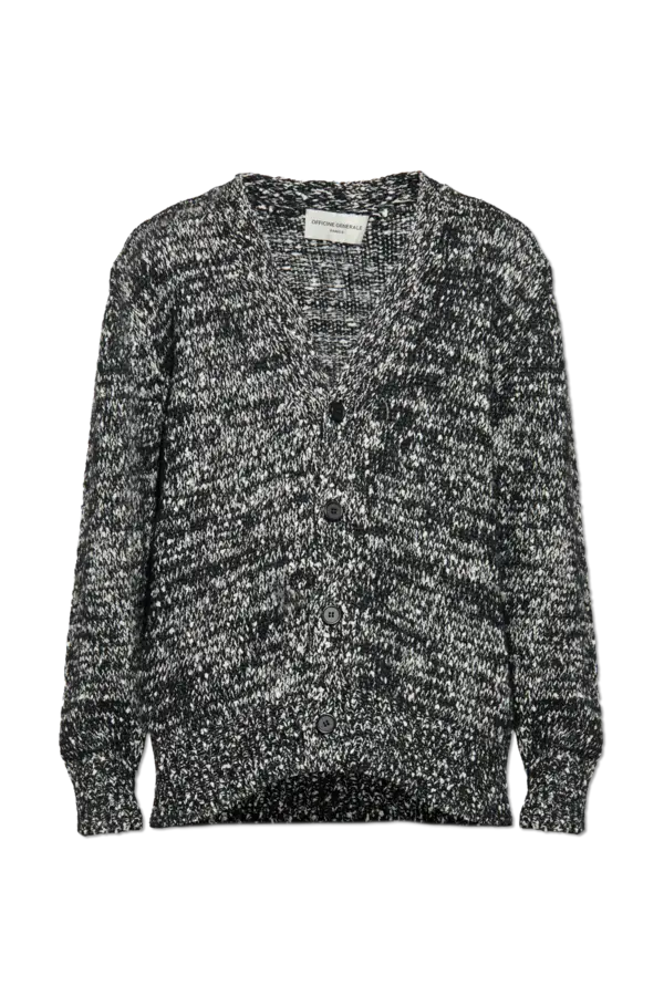 Officine Générale Wool Turtleneck Cardigan