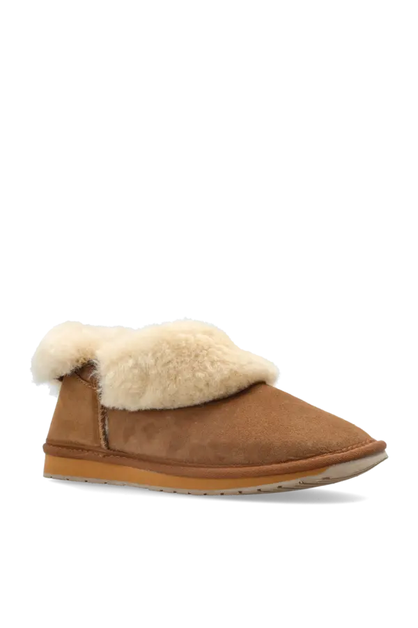 EMU AUSTRALIA Suede Sheepskin Slippers