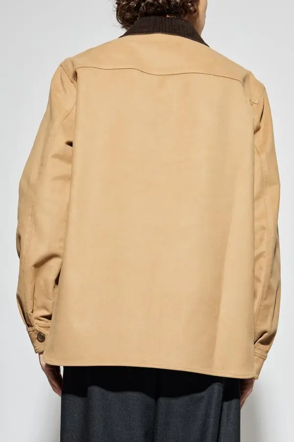 Etro Jacket With Logo - Beige