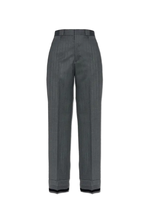 MAISON MARGIELA Woolen Trim Trousers