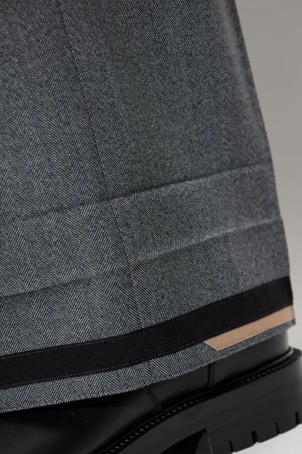 MAISON MARGIELA Woolen Trim Trousers