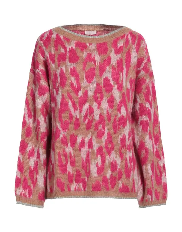 Liu Jo Leopard-print Jacquard Knit Sweater