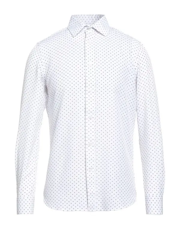 Scotch & Soda Shirt Size Polyester, Elastane - White