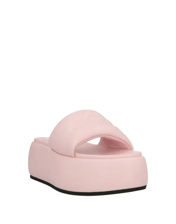 Amiri Leather Flatform Slides