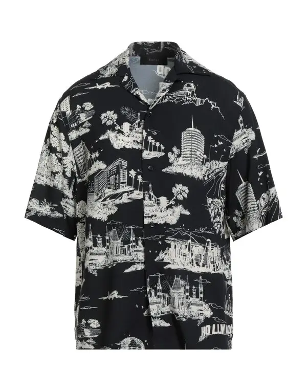 Amiri Shirt Size Viscose - Black