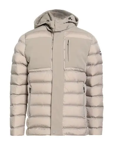 COLMAR Puffer Jacket With Detachable Hood - Grey